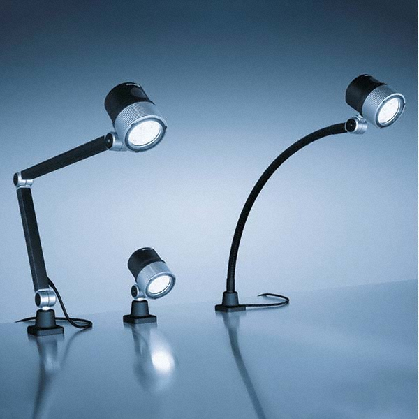 Waldmann Lighting - Machine Lights; Machine Light Style: Spot with Arm ...