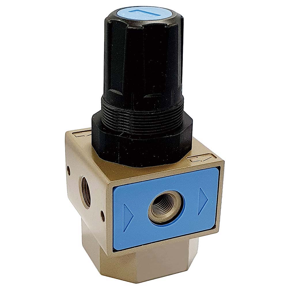 PRO-SOURCE - 1/4 NPT 0 - 140 psi Intermediate Aluminum Regulator ...