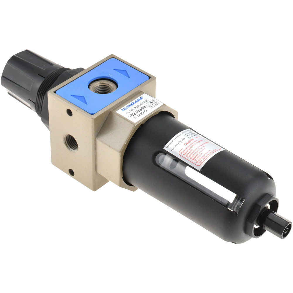 PRO-SOURCE - FRL Combination Unit: 1/4 NPT, Intermediate with Pressure Gauge | MSC Direct