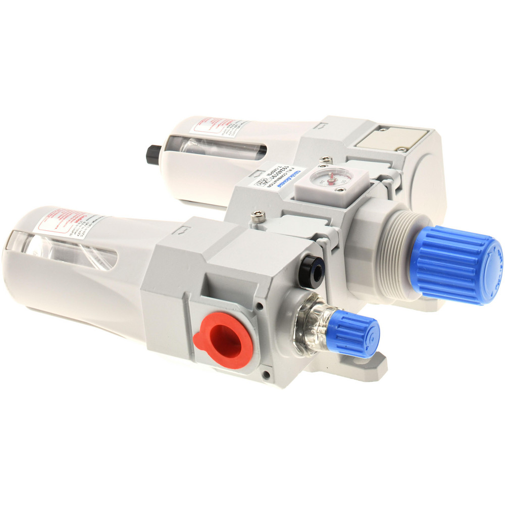PRO-SOURCE - FRL Combination Unit: 1/2 NPT, Standard with Pressure Gauge | MSC Direct