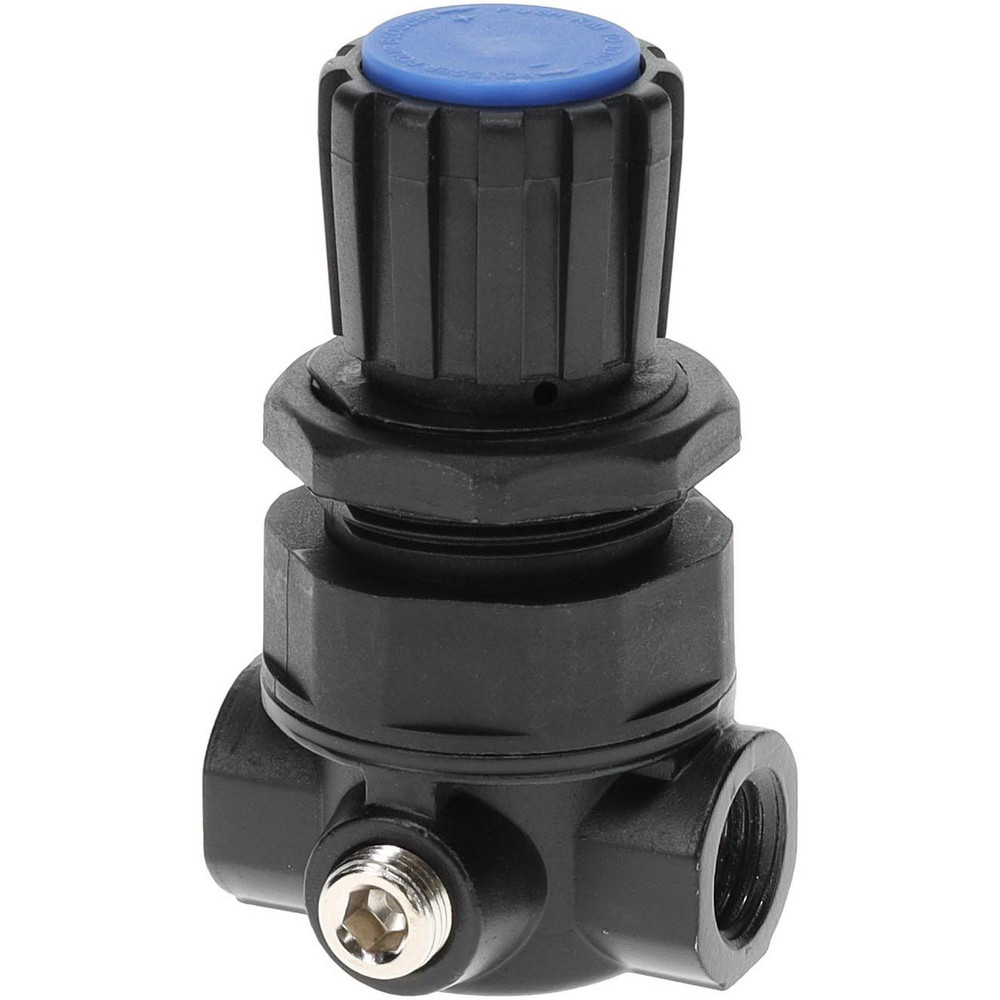 PRO-SOURCE - Compressed Air Regulator: 1/4" NPT, 170 Max psi, Miniature ...