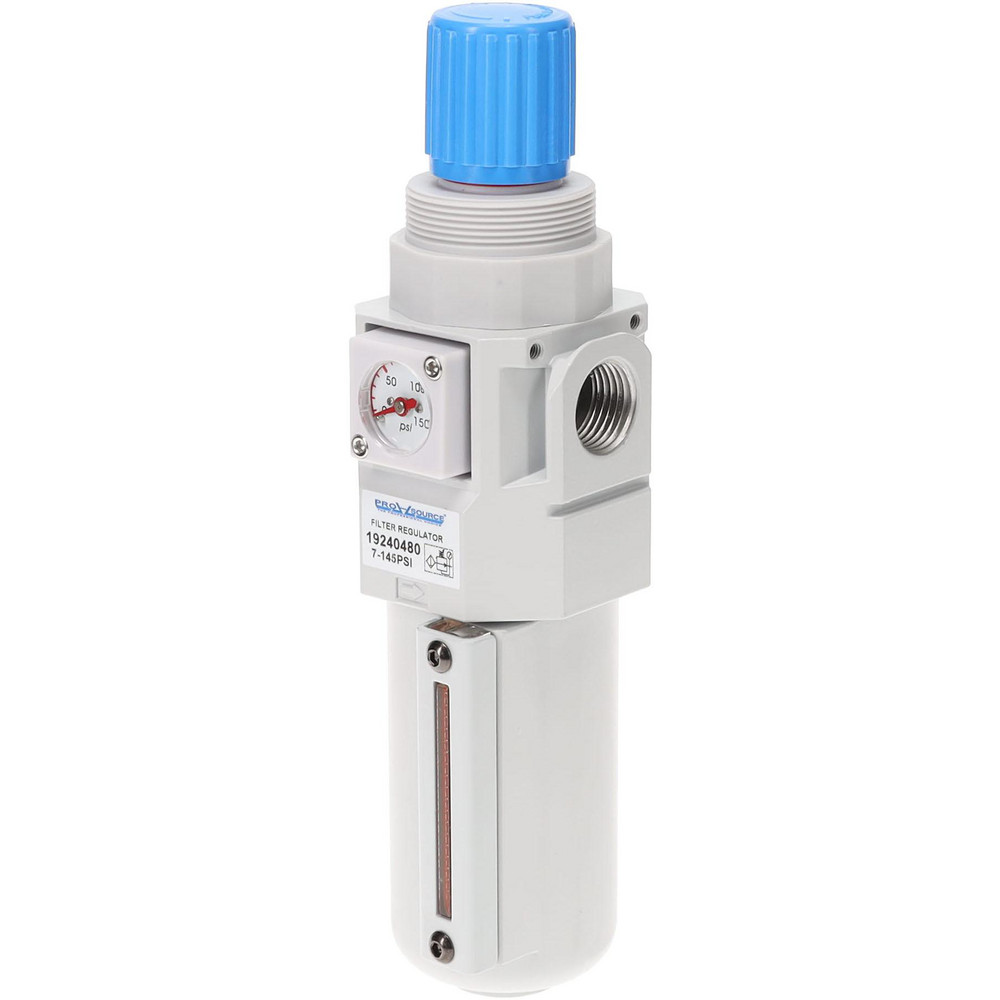 PRO-SOURCE - FRL Combination Unit: 1/2 NPT, Standard with Pressure Gauge | MSC Direct