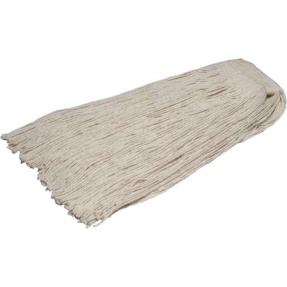 AbilityOne - Wet Mop Cut: Clamp Jaw, Medium, Natural Mop, Cotton | MSC ...