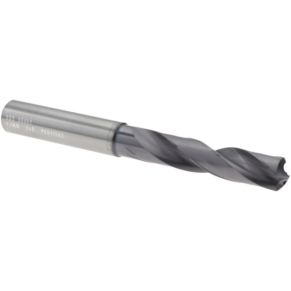 Guhring - Screw Machine Length Drill Bit: 9.10 mm (0.3583) Dia, 180 deg ...