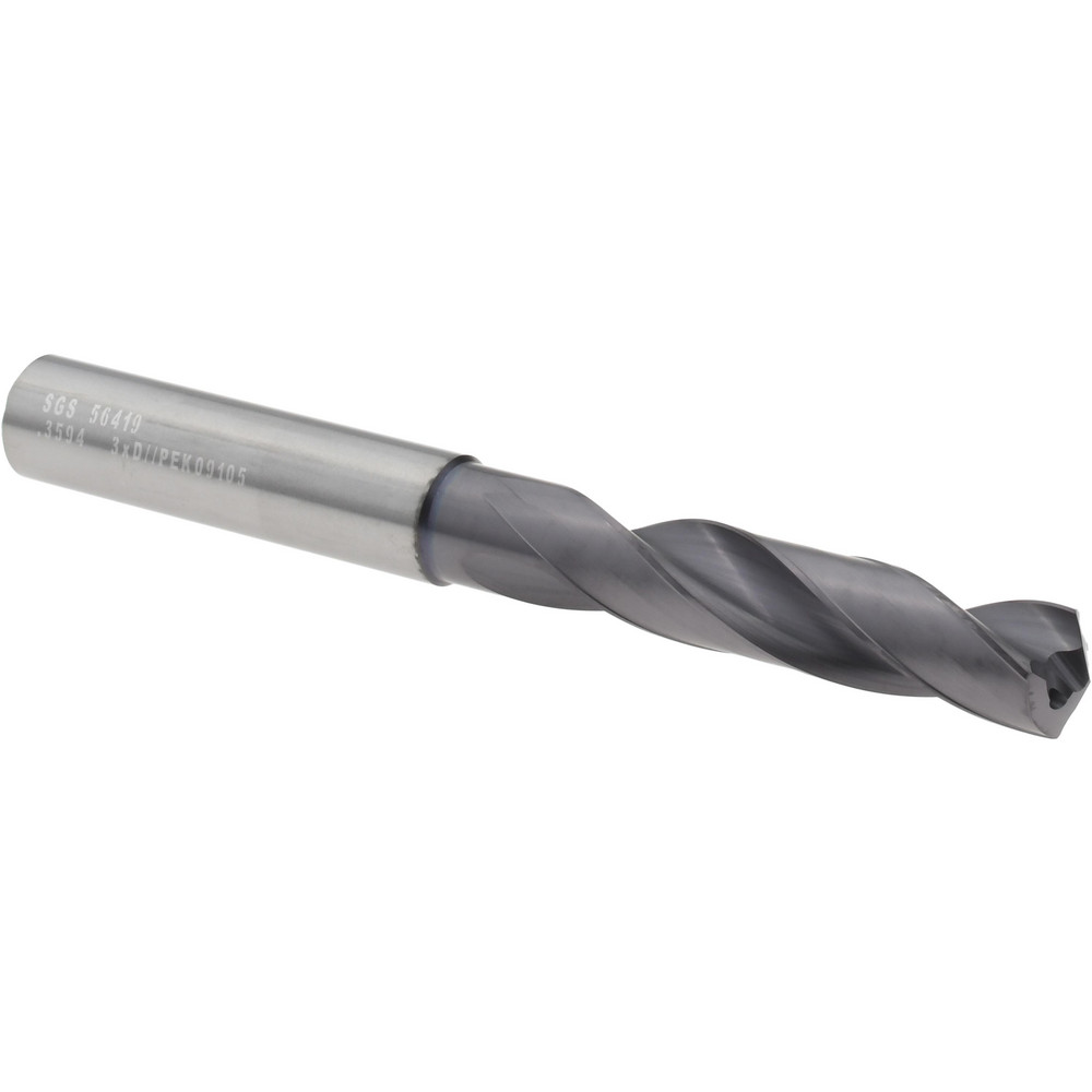 Titan USA - Screw Machine Length Drill Bit: 23/64" Dia, 135 deg Point ...