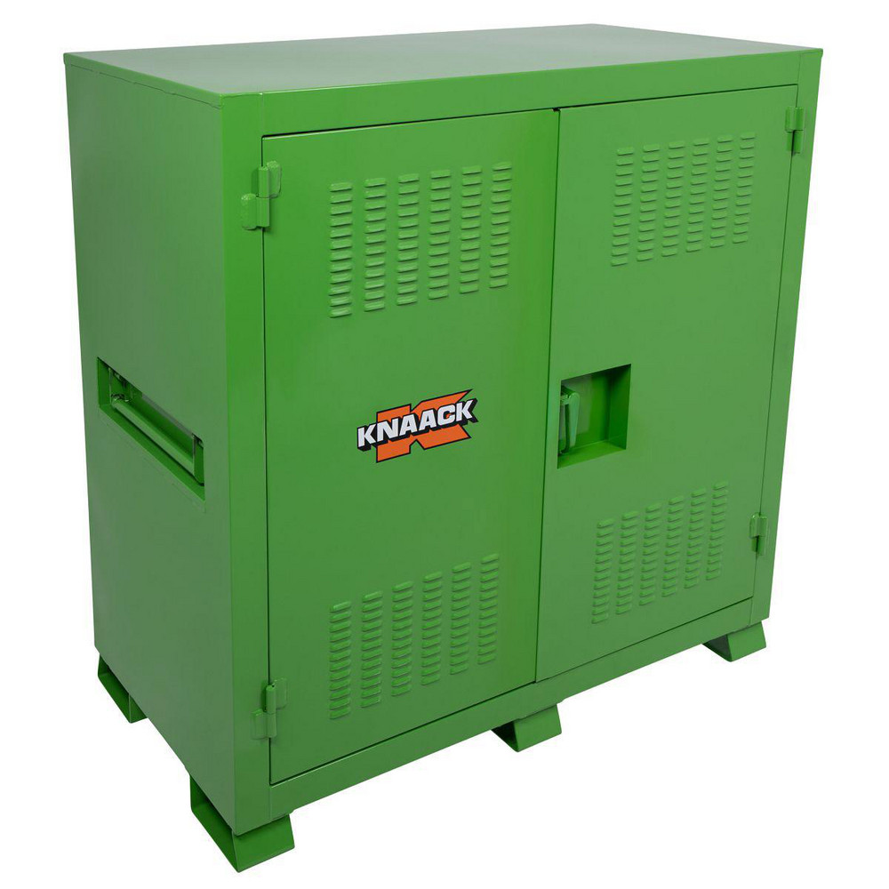 Knaack - Jobsite Cabinet: 60" Wide, 30" Deep, 60" High, 16 ga, Steel ...