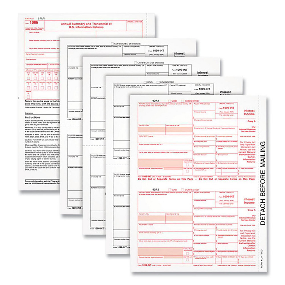 Adams Business Forms - Office Forms: Type: Tax Forms; Format: Four-Part ...