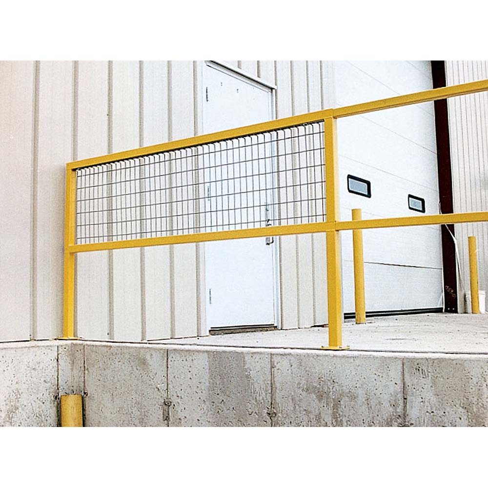 Vestil - Channel Guard Rail: Yellow, Steel | MSC Direct
