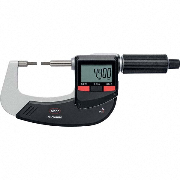 Mahr - Electronic Outside Micrometer: 0.00 mm to 1", IP65 | MSC Direct