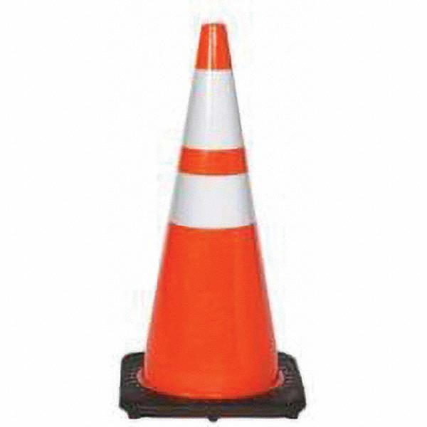 VizCon - Rigid Cone: Polyvinylchloride, 28" OAH, Orange | MSC Direct