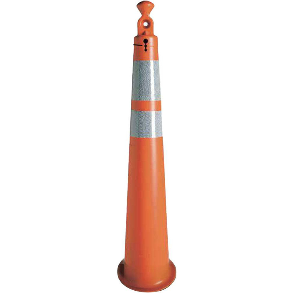 VizCon - Rigid Cone: 42.0000" High, Fluorescent Orange | MSC Direct