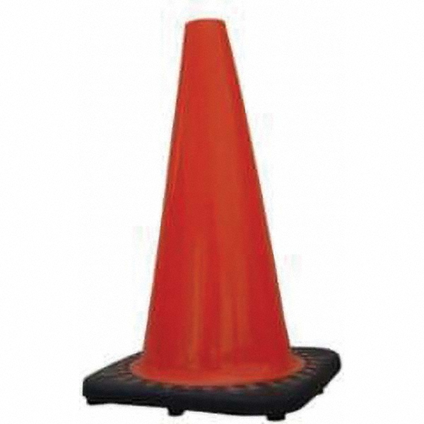 VizCon - Rigid Cone: Polyvinylchloride, 18" OAH, Orange | MSC Direct