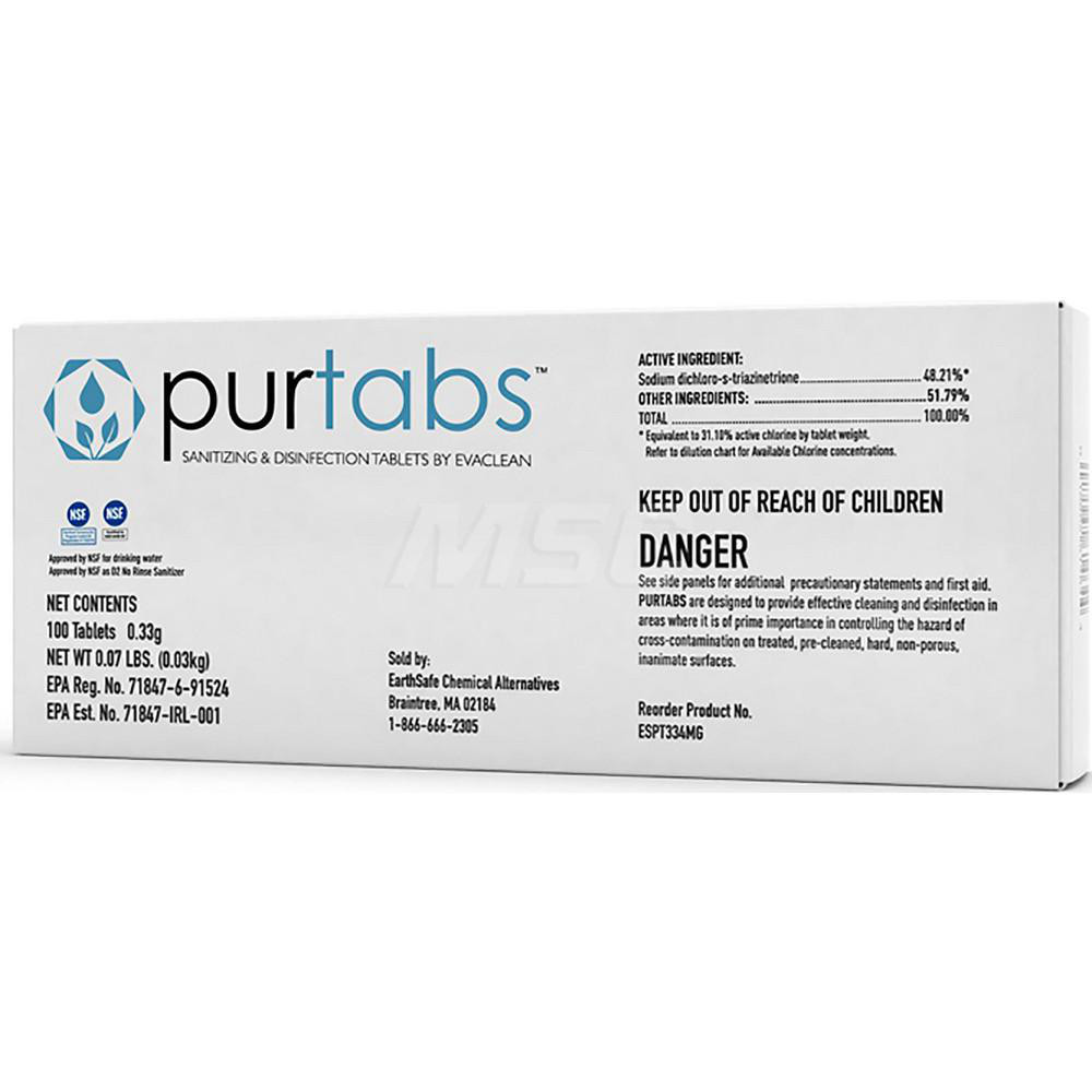 PurTabs - All-Purpose Cleaner: Bag-in-Box, Disinfectant | MSC Direct