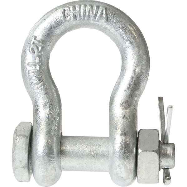 US Cargo Control - Anchor Shackle: Bolt & Nut Pin, 6500 Working Load ...
