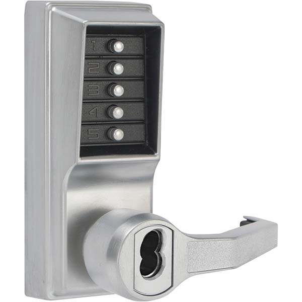 Simplex - Lever Locksets; Type: Push-button Lock; Door Thickness: 1-3/4 ...