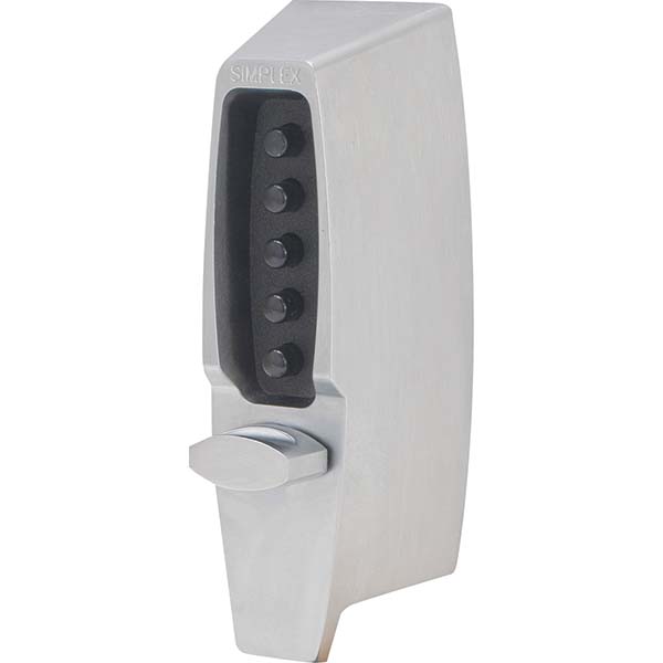 Simplex - Lever Locksets: Back Set: 2-3/8; Cylinder Type: Keyless | MSC ...