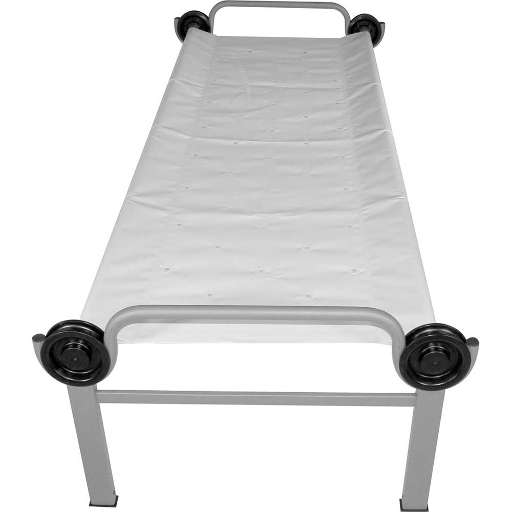 Disc-O-Bed - Emergency Single Cot with Duraskin Vinyl Mat | MSC Direct