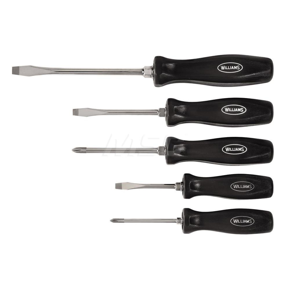 Williams - Screwdriver Set: 5 Pc, Pozidriv | MSC Direct
