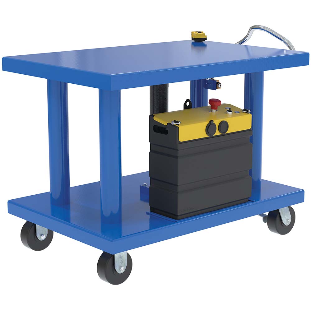 Vestil - Mobile Battery Lift Table: 6,000 lb Capacity, 36-1/2 to 54-1/2 ...