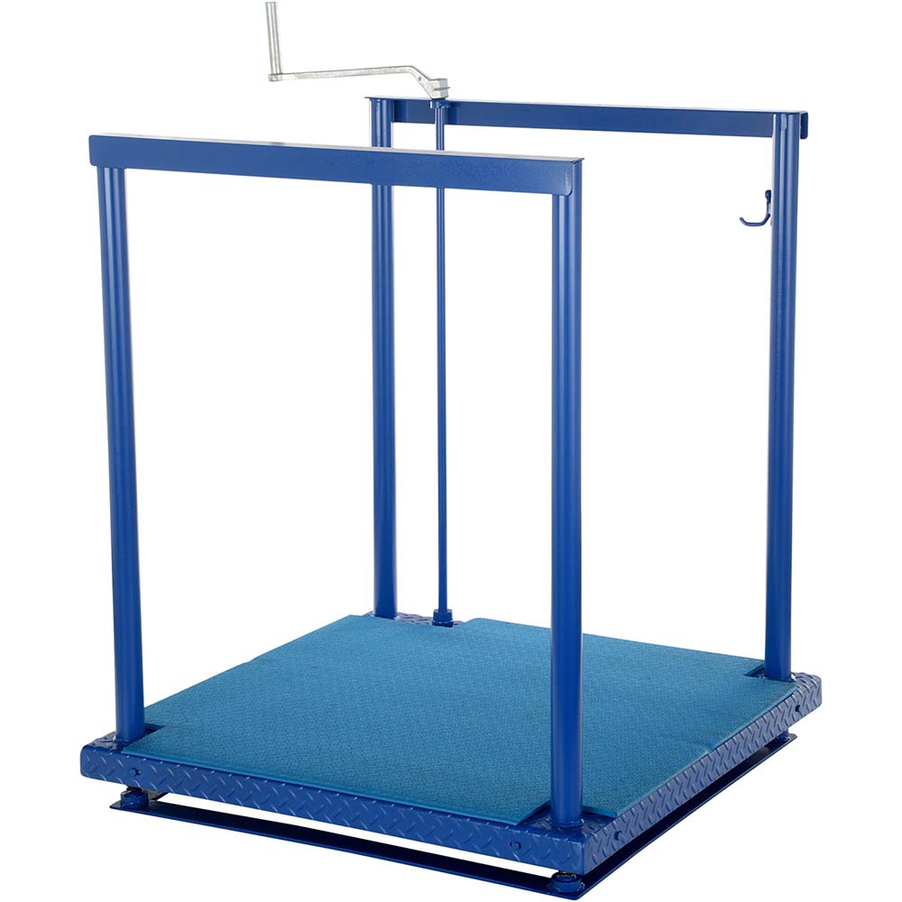 Vestil - 1-Step Steel Work Platform: 36" Platform Width, 72" Platform ...