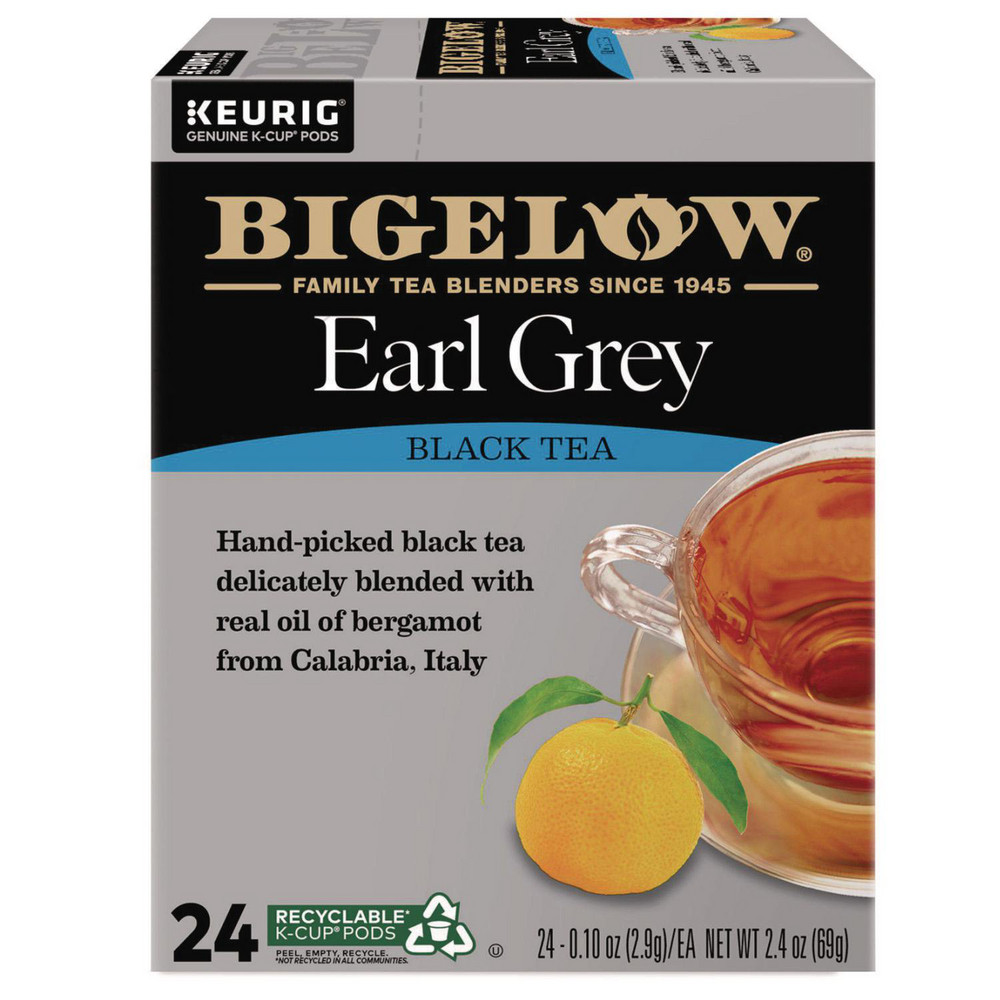 Bigelow - Beverages: Tea, Earl Grey Black Tea, Pod, 0.38 oz | MSC Direct