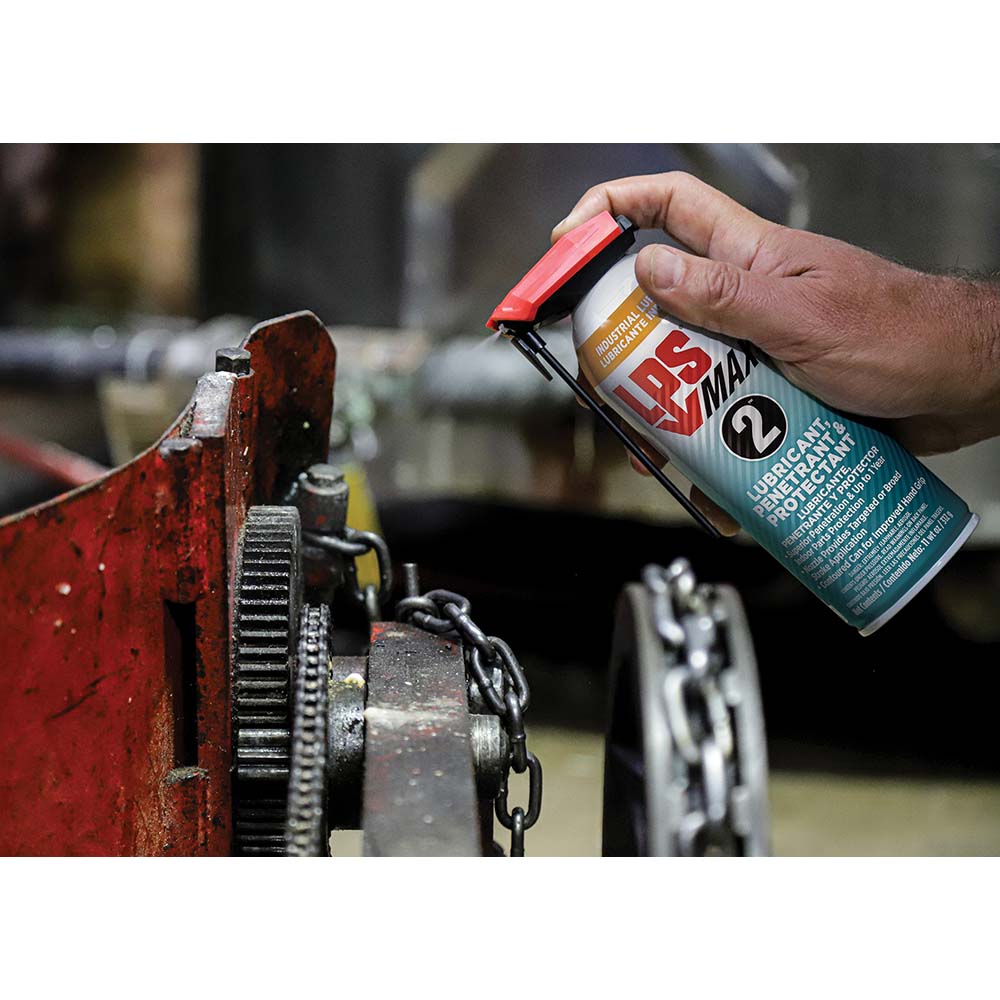 LPS - Lubricant: 16 oz Aerosol Can, Petroleum Distillate, Clear Thin ...