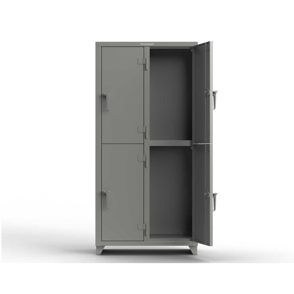 Strong Hold - Locker: 36" Wide, 18" Deep, 75" High, Padlock Hasp | MSC ...