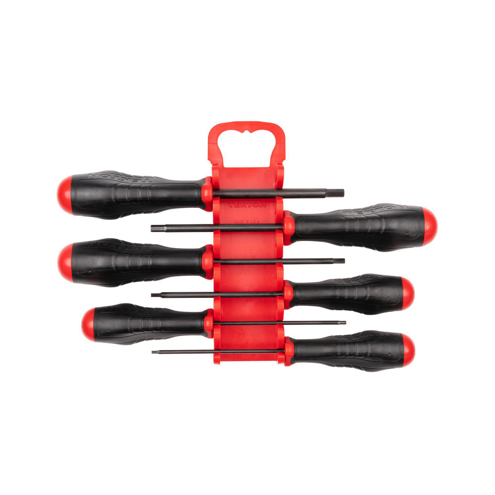 Tekton - Hex Screwdriver Set: 6 Pc, Black Oxide | MSC Direct