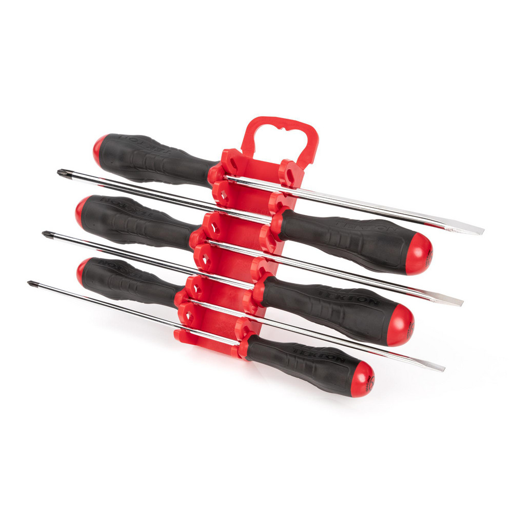Tekton - Screwdriver Set: 6 Pc, Size Range #1-3, 3/16 - 5/16", Chrome ...