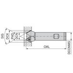 Komet - Indexable Countersinks; Included Angle: 90.00; Maximum Cutting ...