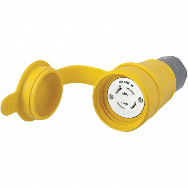 Hubbell Wiring Device-Kellems - Locking Inlet: Connector, Industrial ...
