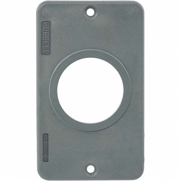 Hubbell Wiring Device-Kellems - Box Electrical Box Cover: PBT Resin, 2. ...