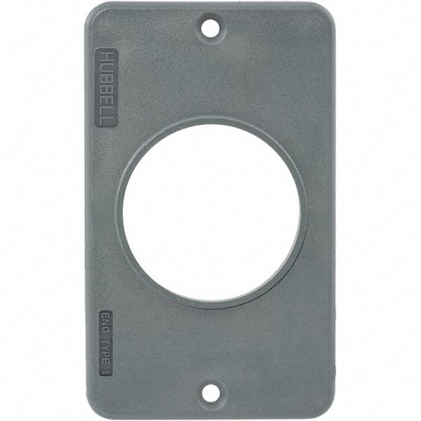 Hubbell Wiring Device-Kellems - Box Electrical Box Cover: PBT Resin, 2. ...