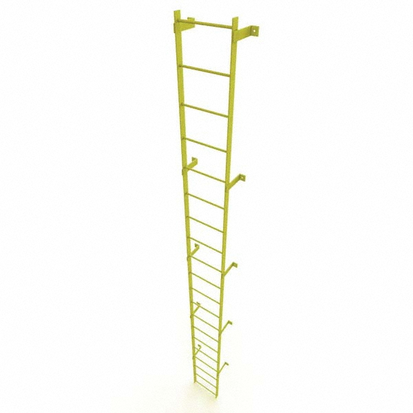TRI-ARC - Steel Wall Mounted Ladder: 19.00" High, 20 Steps, 350 lb ...