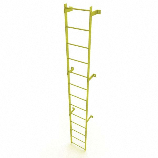TRI-ARC - Steel Wall Mounted Ladder: 12.00" High, 13 Steps, 350 lb ...