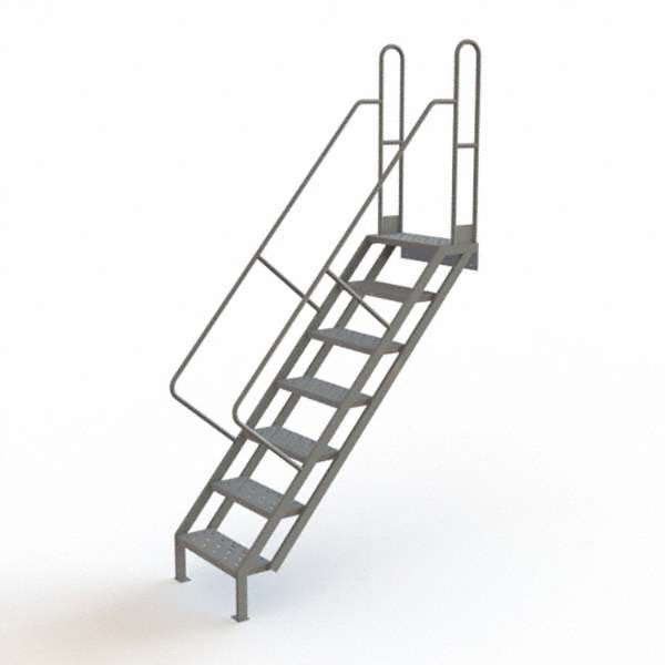 TRI-ARC - Steel Wall Mounted Ladder: 7 Steps | MSC Direct