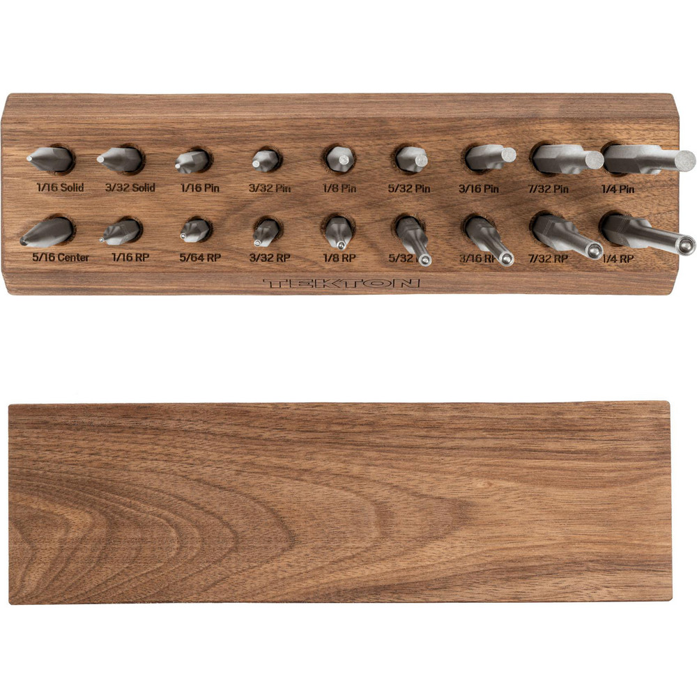 Tekton - Center Pin Roll Pin & Solid Punch Set: 18 Pc | MSC Direct
