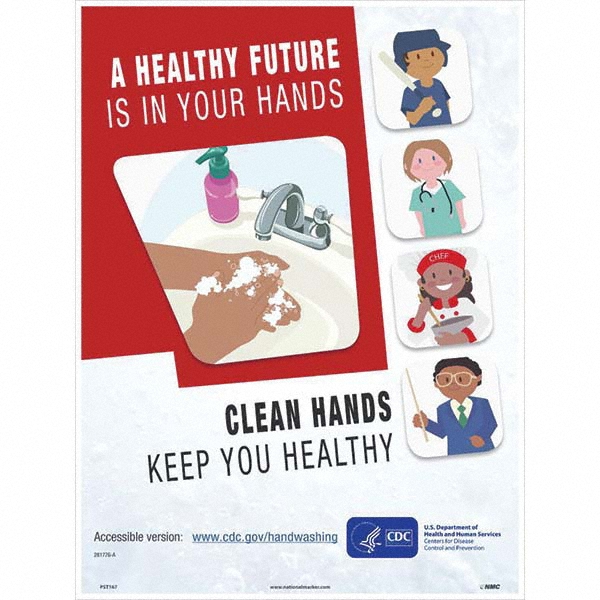 NMC - Clean Hands Keep You Healthy - 20054706 - MSC Industrial Supply