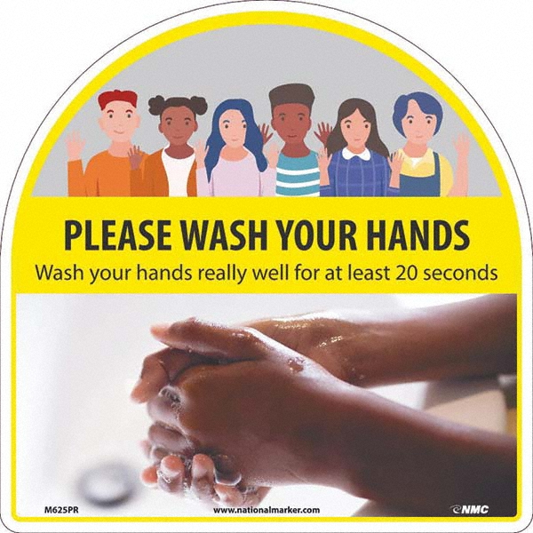 NMC - Please Wash Your Hands - 20056438 - MSC Industrial Supply