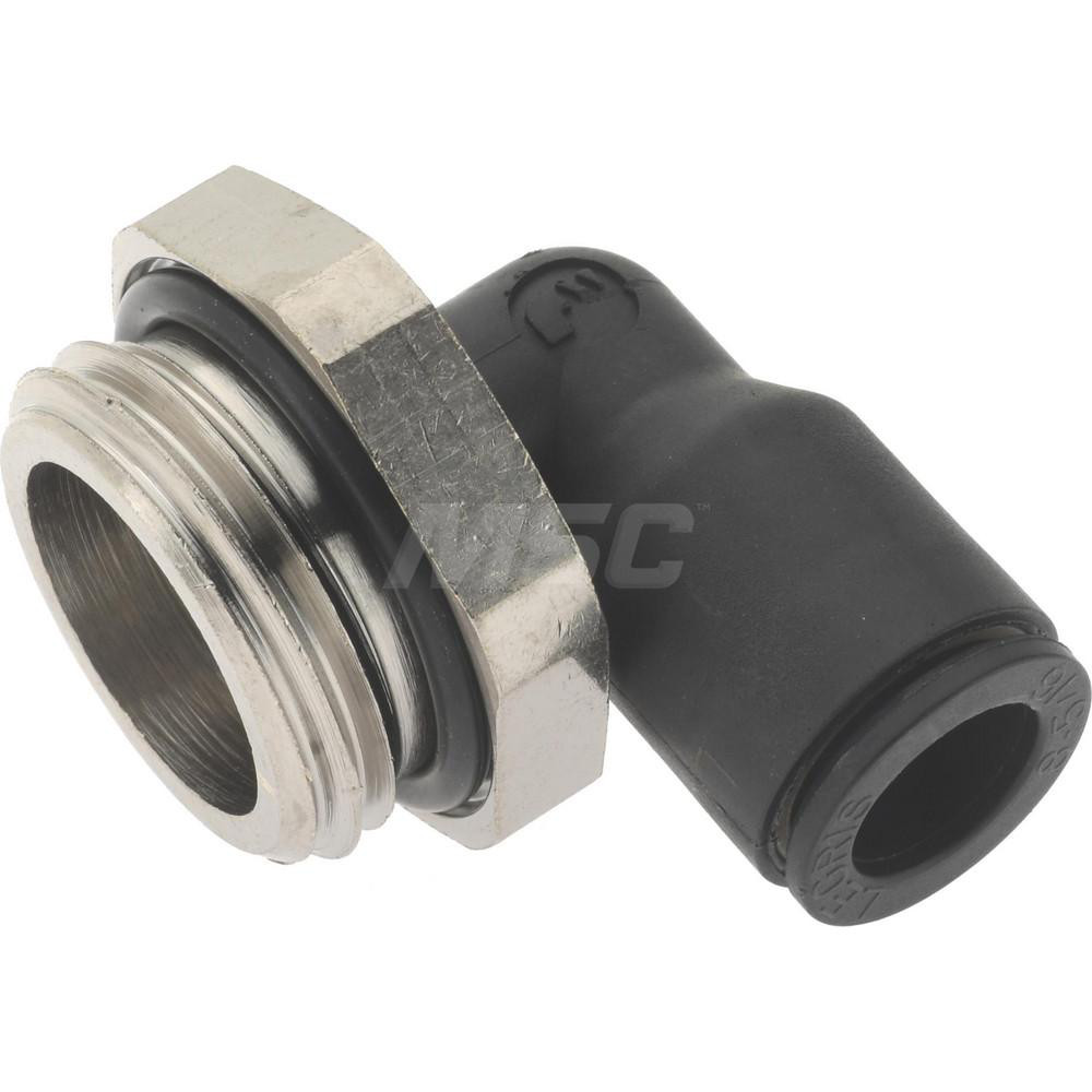Legris - Push-to-Connect Push-to-Connect Fitting: 90 deg Elbow, BSPP, 8 ...