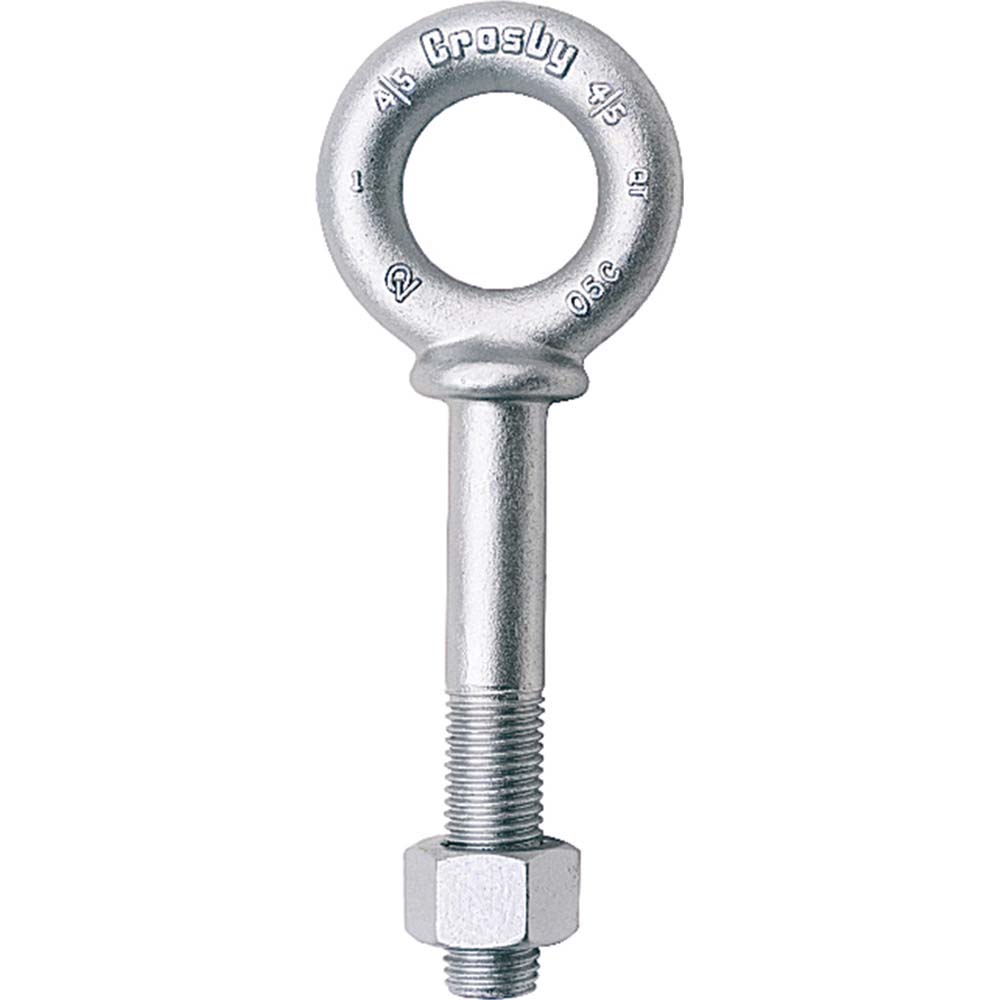 Crosby - Eye Bolts (Lifting); Shoulder Type: No Shoulder ; Thread Size ...