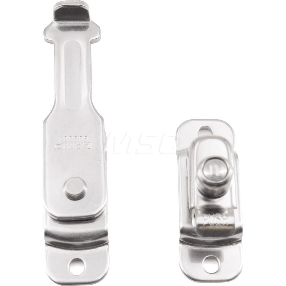 Sugatsune - Spring Loaded Bar Door Latch: 46 mm OAW, 20 mm OAH, 304 ...