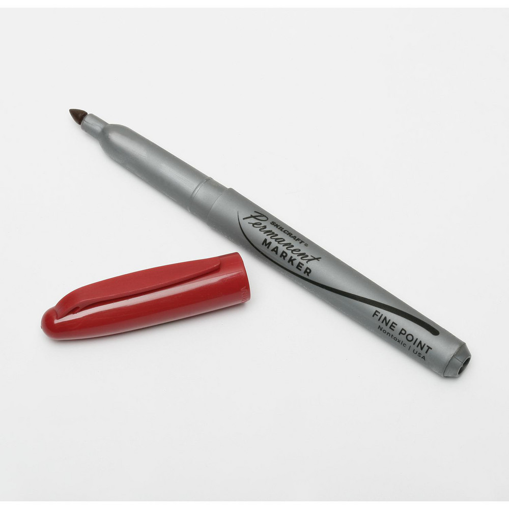 Ability One - Markers & Paintsticks; Type: Fine Point Permanent Marker ...