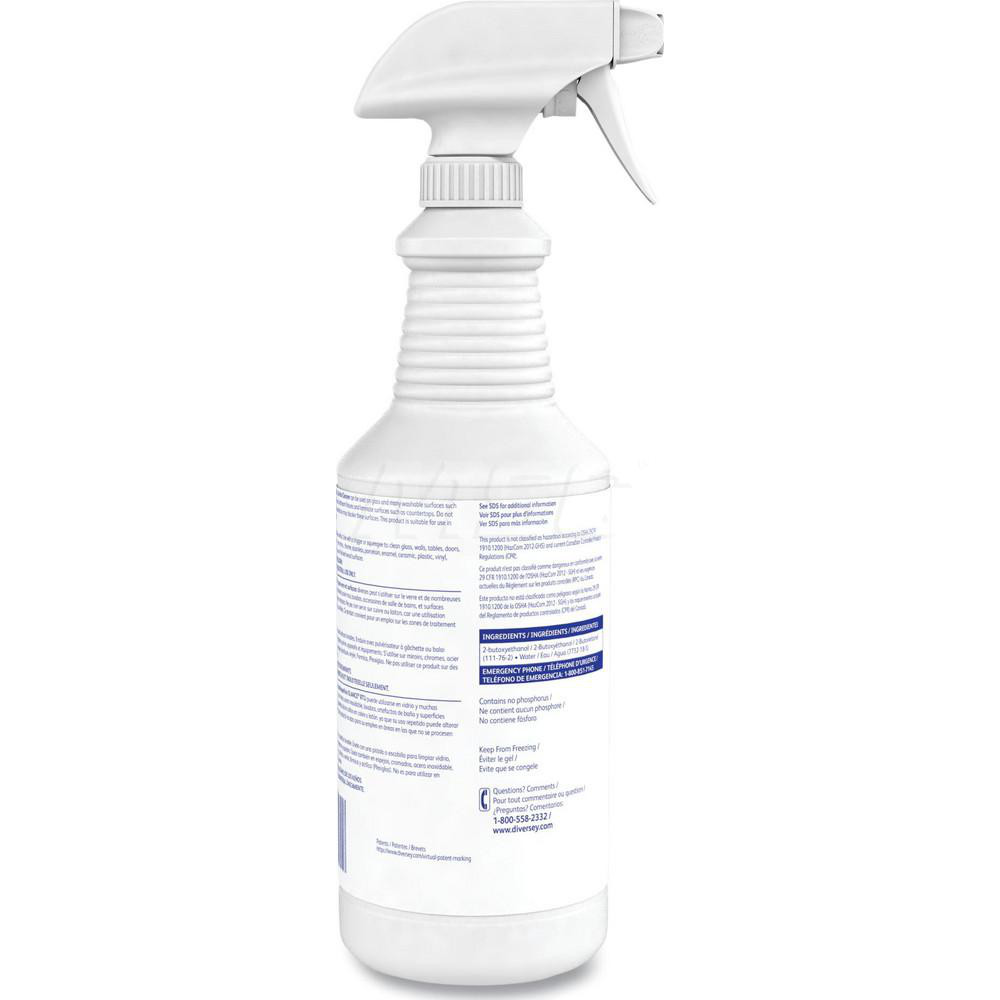 Diversey - Glance Glass & Multi-Surface Cleaner, 32 oz, RTU, 12/CT ...