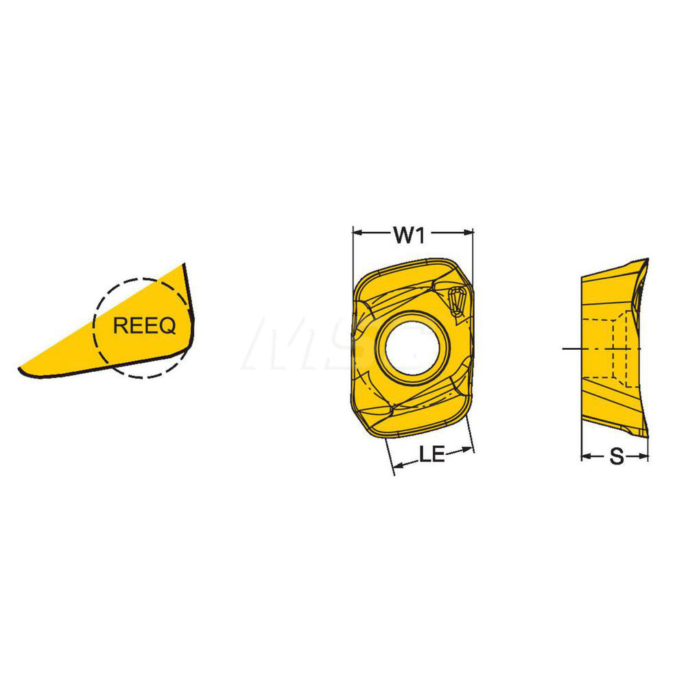 Sandvik Coromant - Milling Insert: ANSI MH20-080425E-L30 1040, ISO MH20 ...