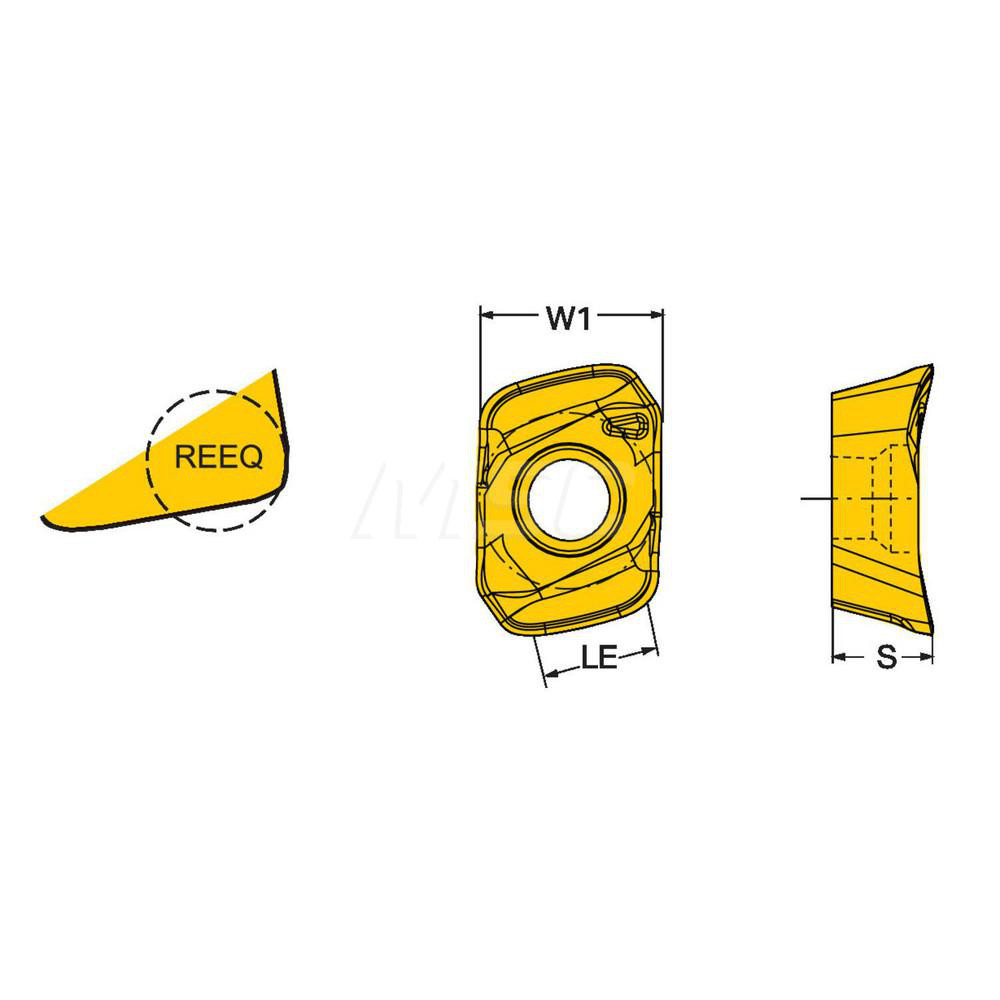 Sandvik Coromant - Milling Insert: ANSI MH20-080425M-M50 1130, ISO MH20 ...