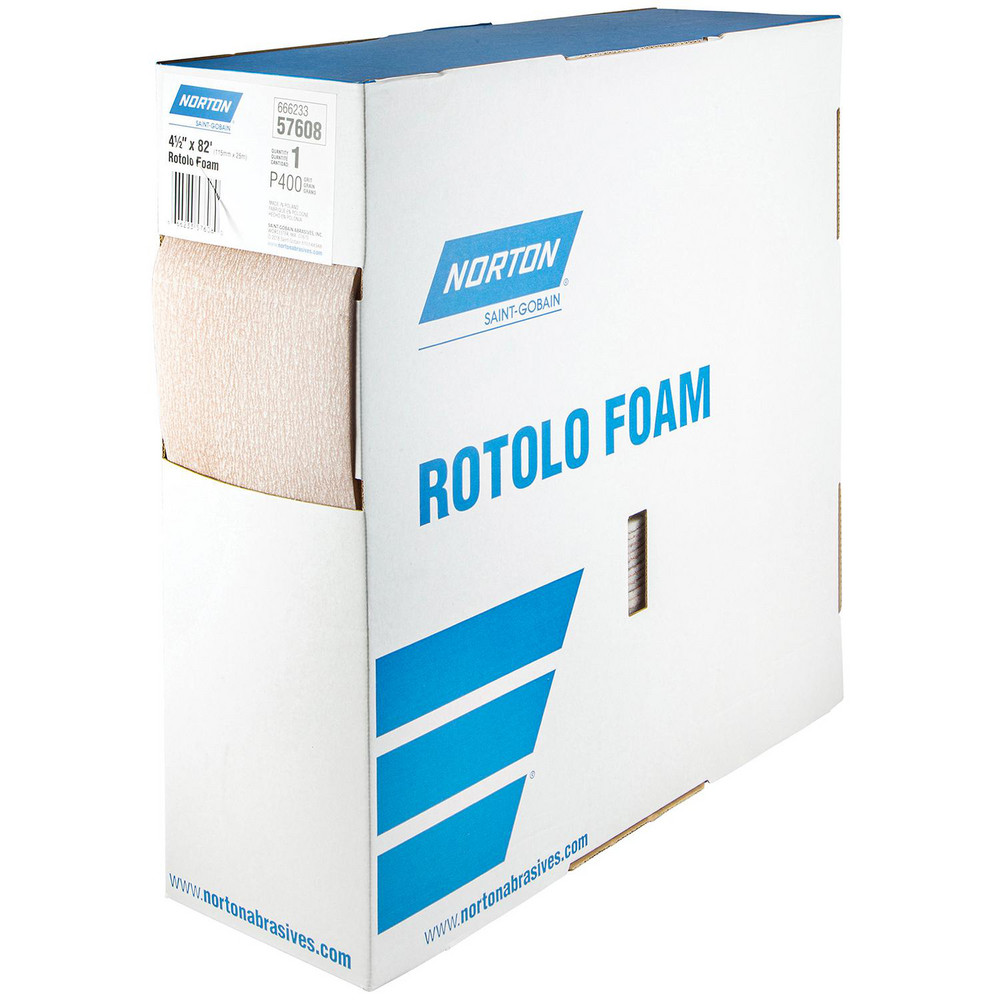 Norton - 115 x 25000 mm A275OP Rotolo Foam Perforated Roll P240 Grit ...