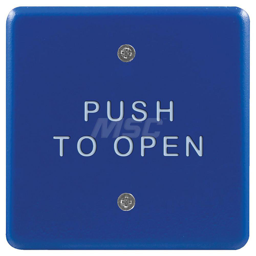 BEA - Push Plates: Material: Stainless Steel; Width (Inch): 5; Overall ...