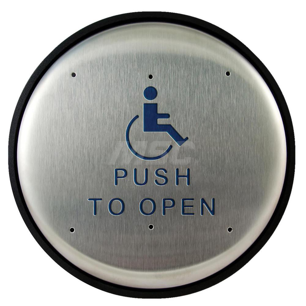 BEA - Push Plates: Material: Stainless Steel; Width (Inch): 6; Overall ...