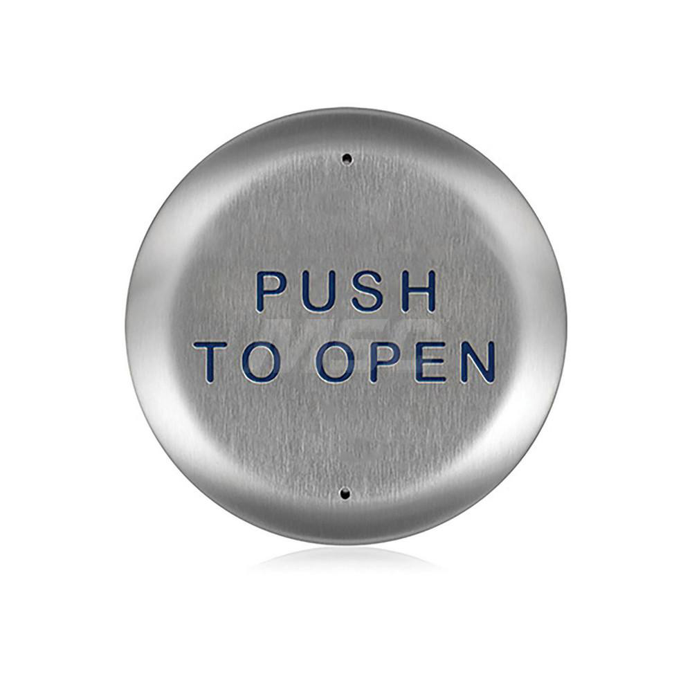 BEA - Push Plates: Material: Stainless Steel; Width (Inch): 5; Overall ...